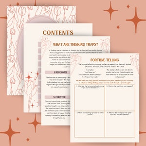 Thinking Traps Workbook A Guide to Understanding Your - Etsy