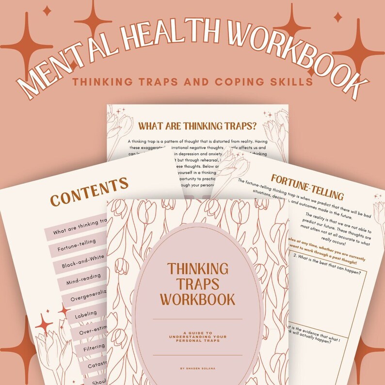 Thinking Traps Workbook A Guide to Understanding Your - Etsy