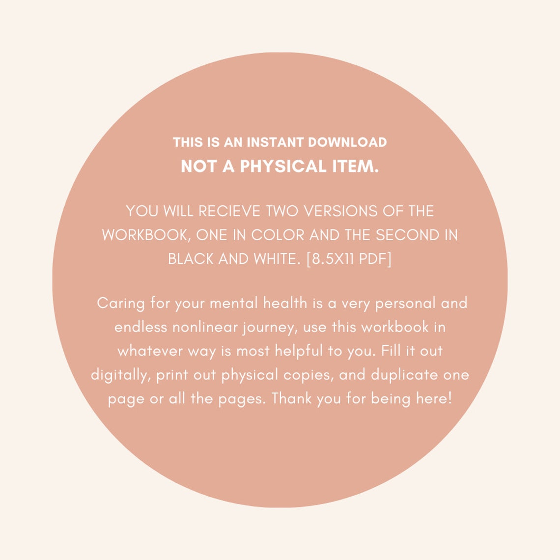 Thinking Traps Workbook A Guide to Understanding Your - Etsy