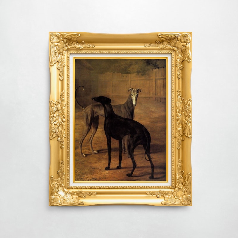 Greyhound Print - Etsy