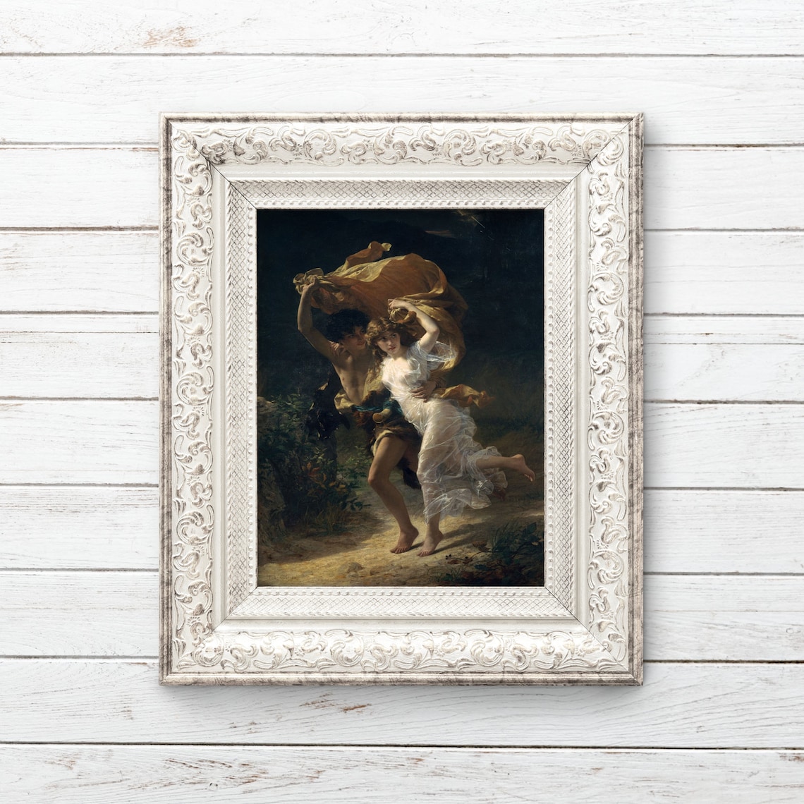 The Storm | Pierre Auguste Cot | Romantic Victorian Greek Mythology Art ...