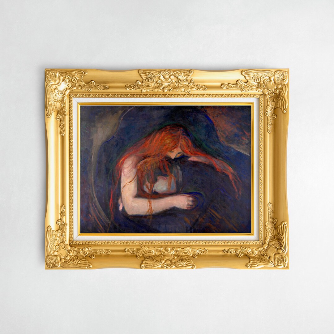 Love and Pain | Edvard Munch | Gothic Victorian Expressionist Vampire ...