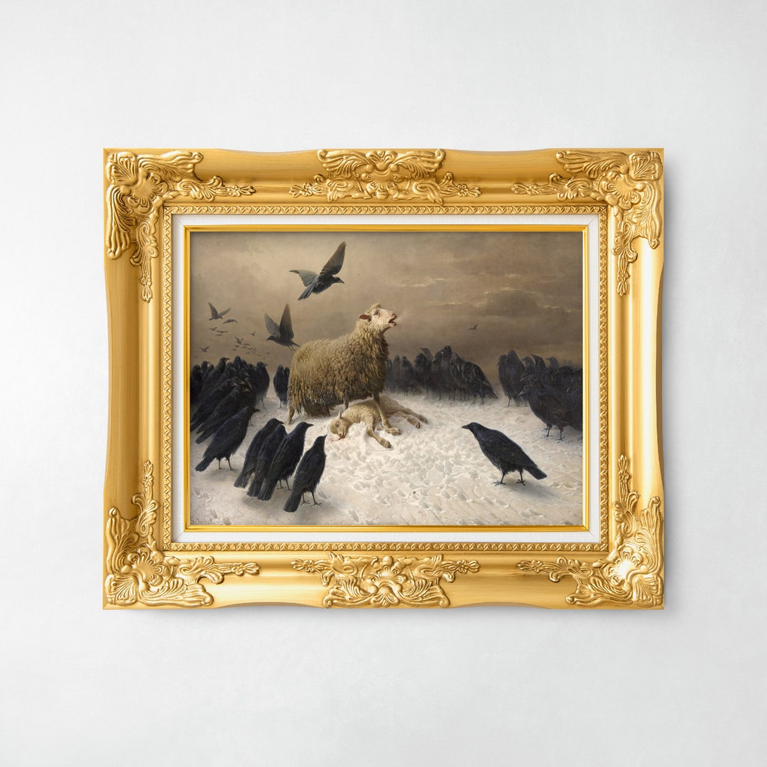 Anguish | August Friedrich Schenck | Dark Victorian Pastoral Nature Art ...