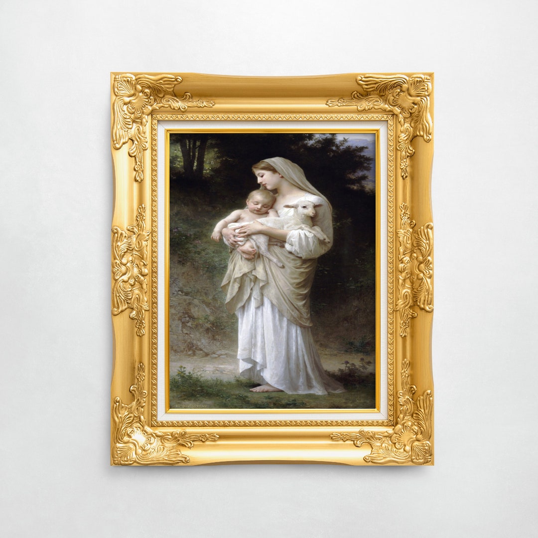 L'innocence | William-adolphe Bouguereau | Romantic Religious Virgin ...