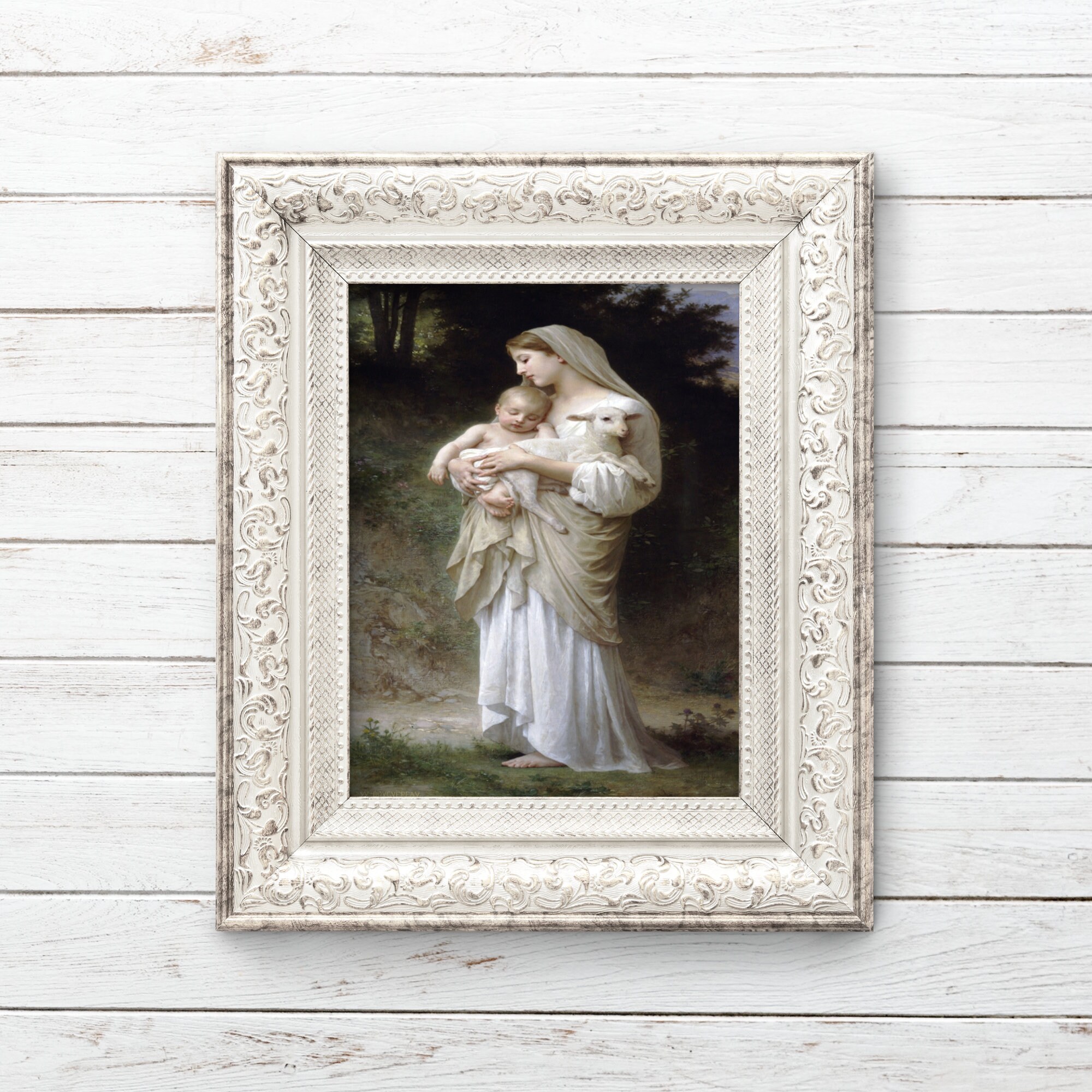 L'innocence | William-adolphe Bouguereau | Romantic Religious Virgin ...