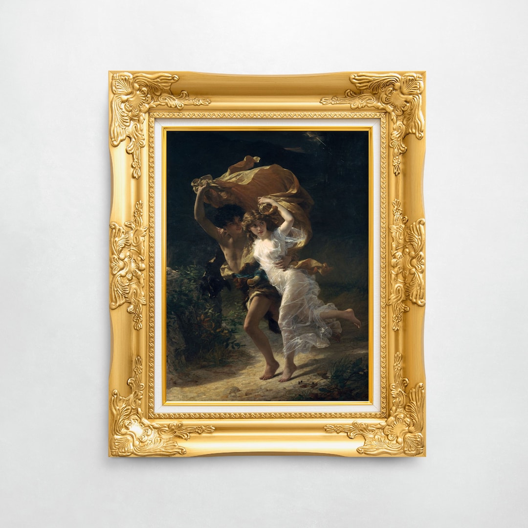 The Storm | Pierre Auguste Cot | Romantic Victorian Greek Mythology Art ...