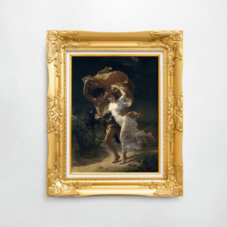 The Storm | Pierre Auguste Cot | Romantic Victorian Greek Mythology Art ...