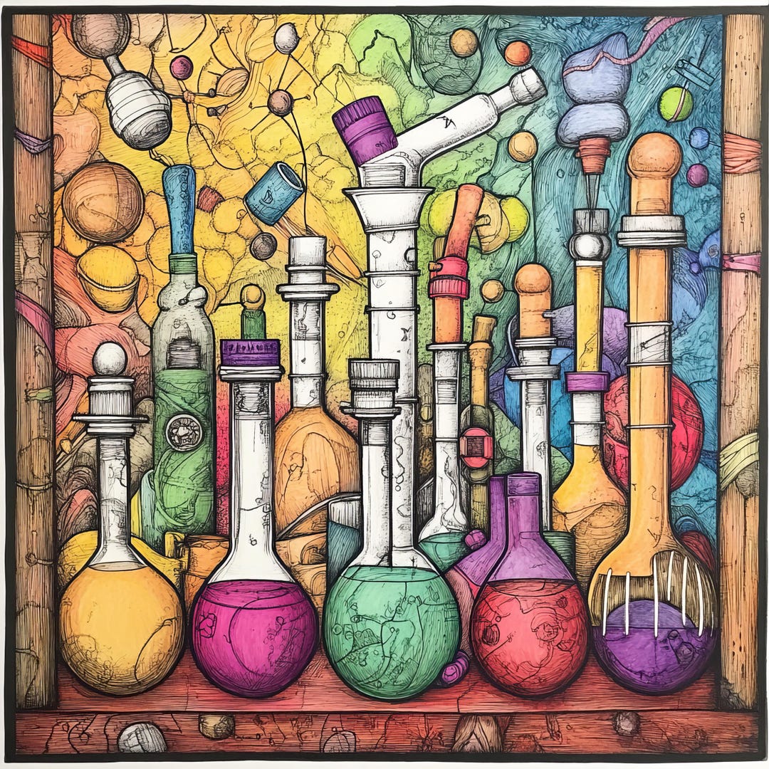 Chemistry Coloring Book - Etsy