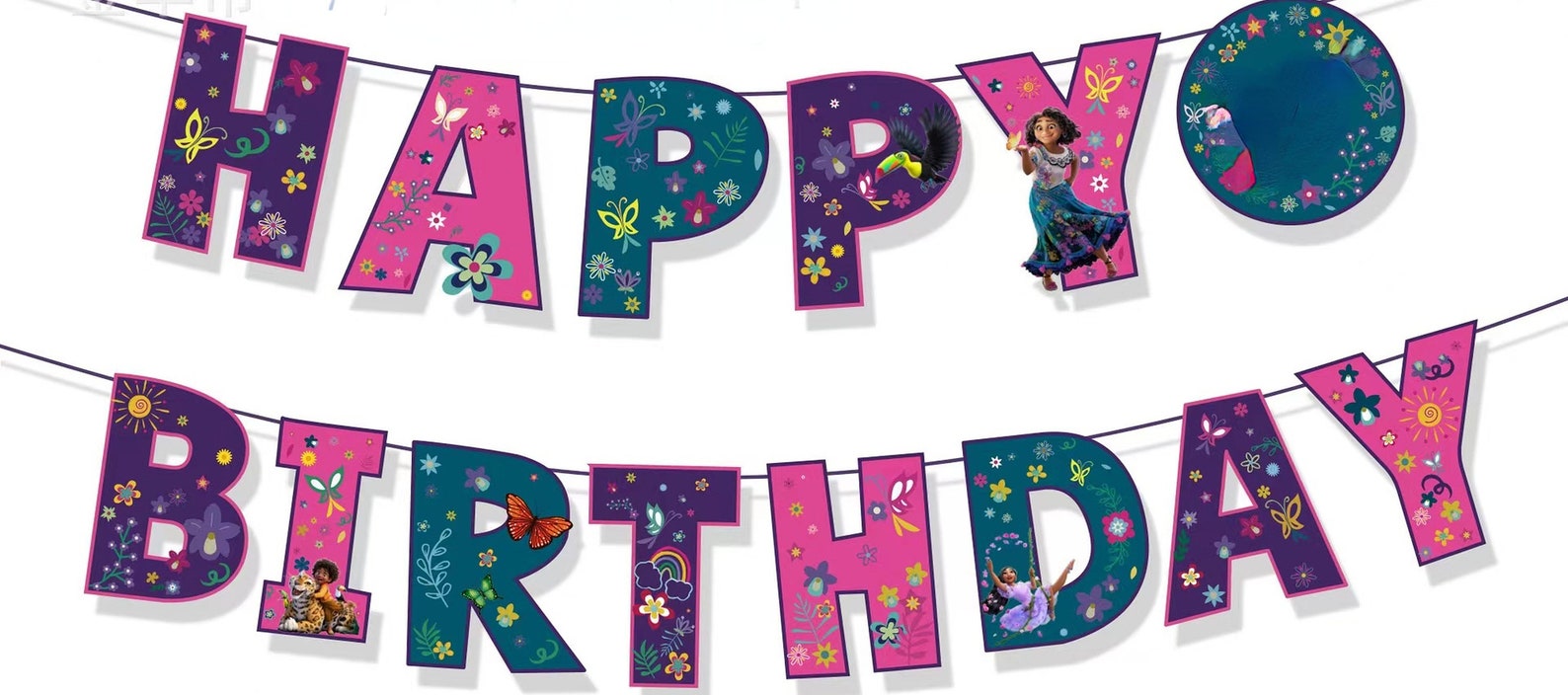 Encanto Disposable Tableware Party Decoration Balloons Dinnerware Set ...