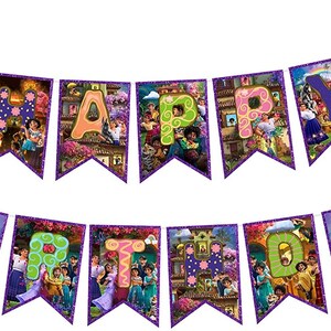 Encanto Disposable Tableware Party Decoration Balloons Dinnerware Set ...