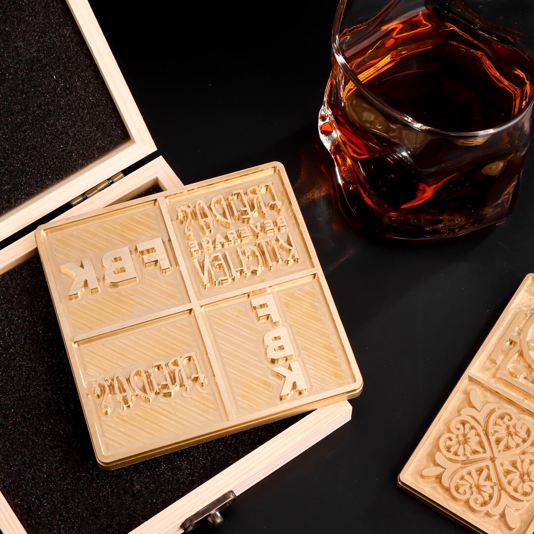 Custom Ice Plate With Business Logo, Ice Cube Plate Custom, Custom Ice ...