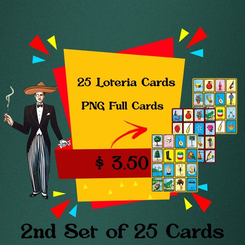Loteria Full Cards - Etsy