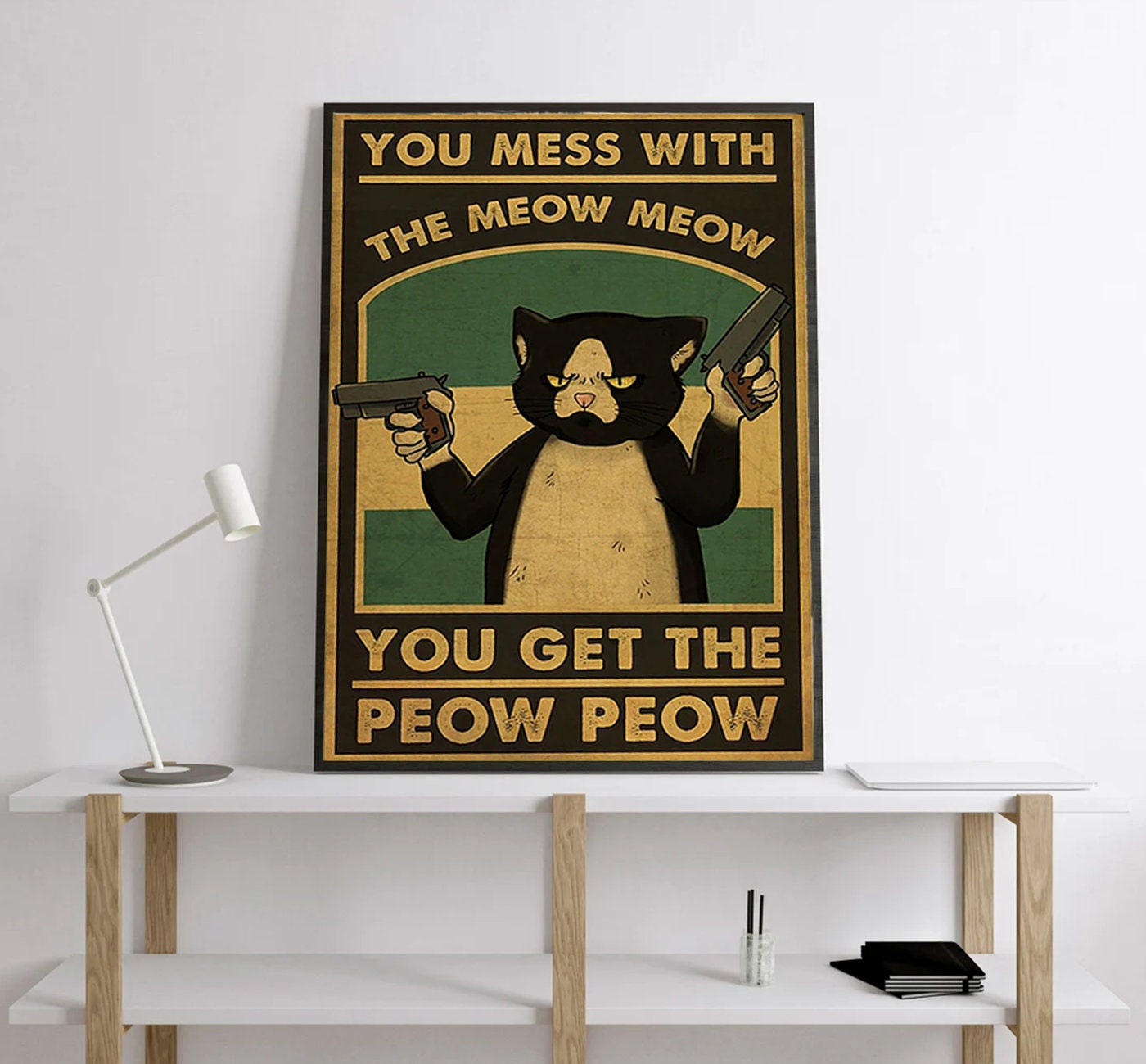 You Mess With The Meow Meow Poster sold by FloralX | SKU 233683 ...