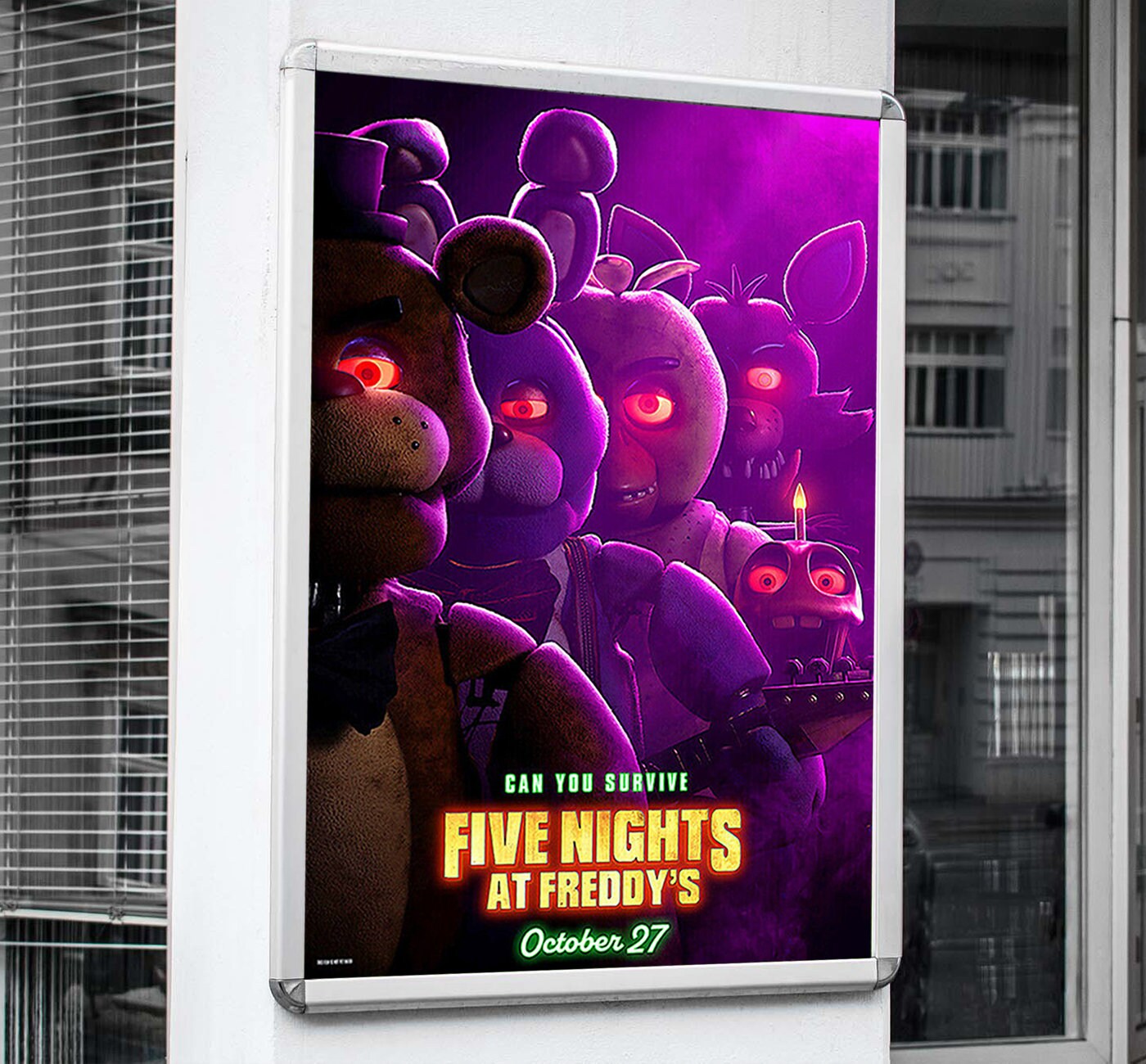 Five Nights At Freddy's 2023 Movie Poster Designed & Sold By Blanca Trevino