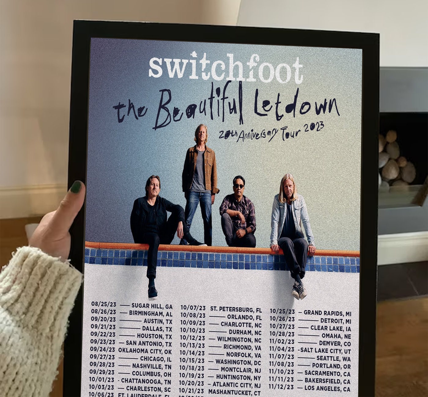 The Beautiful Letdown 20th Anniversary Tour 2023 Poster sold by ...