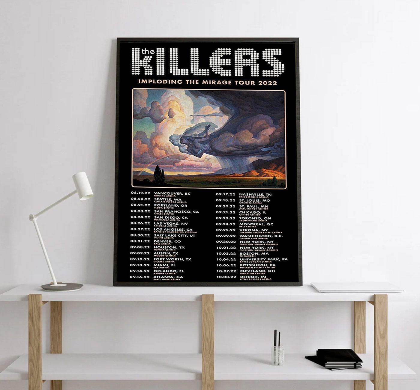 The Killers Band Imploding The Mirage Tour Poster, Rock Band Poster sold by Inhaler Hunched ...