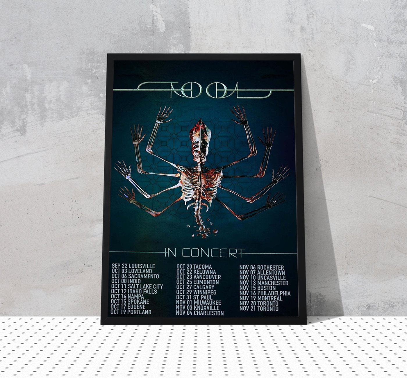Tool (Band) Announce Fall 2023 North American Tour Dates Poster