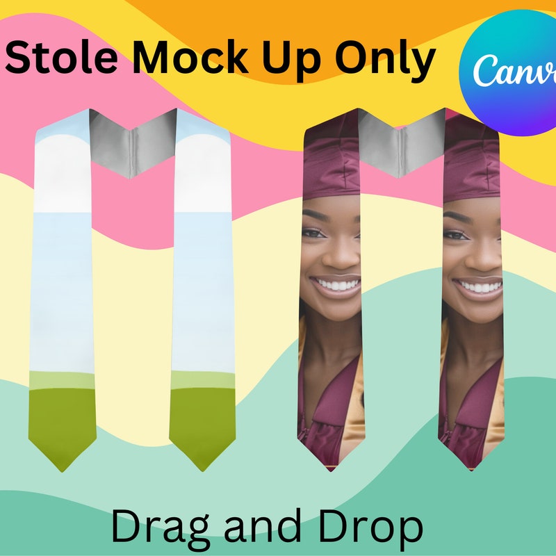 Graduation Stole Template - Etsy