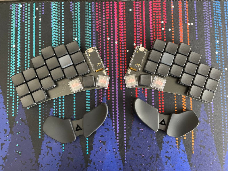Custom Swept Corne Split Wireless Mechanical Keyboard - Etsy