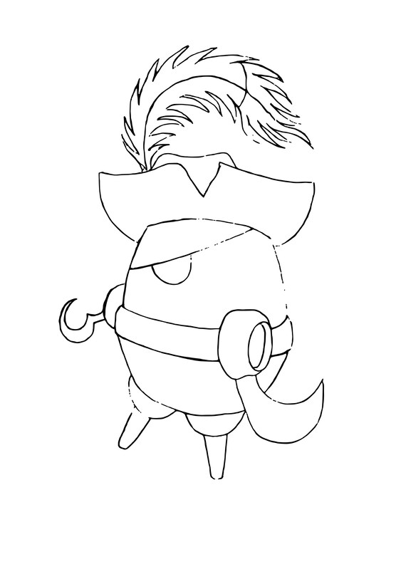 Peg Egg Coloring Page - Etsy