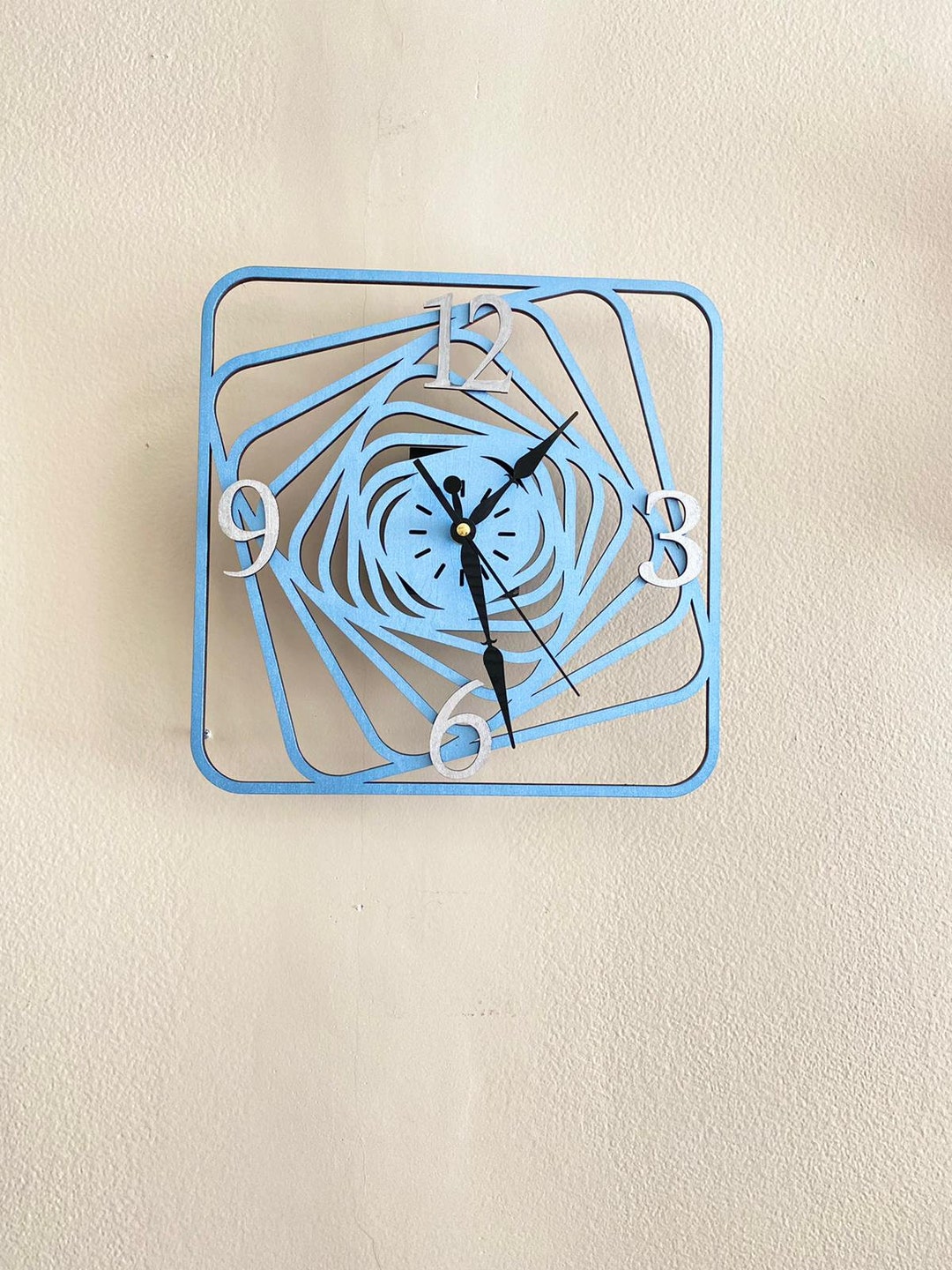 Spider Web Clock - Etsy