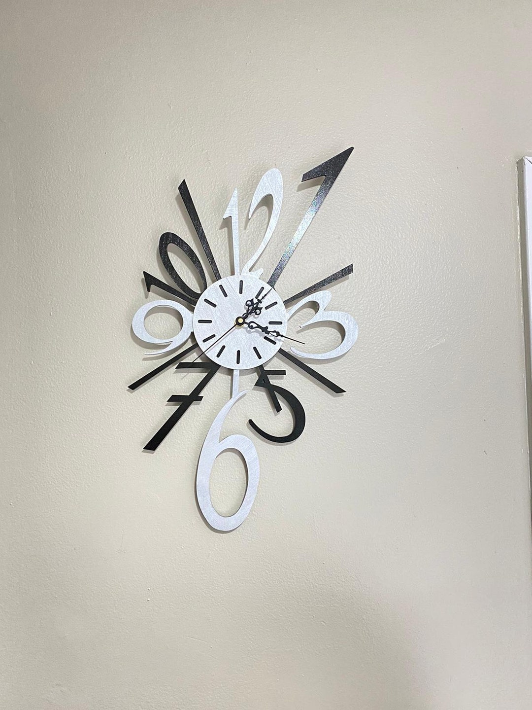 Numbers Clock - Etsy