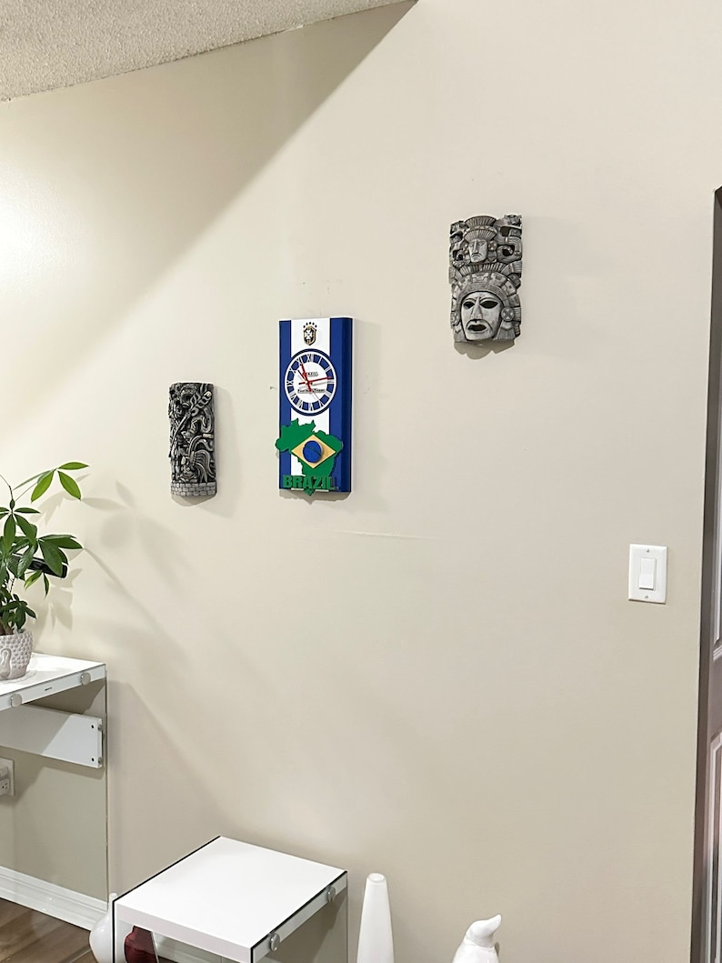 Brazil Football Team Clock 2023 - Etsy