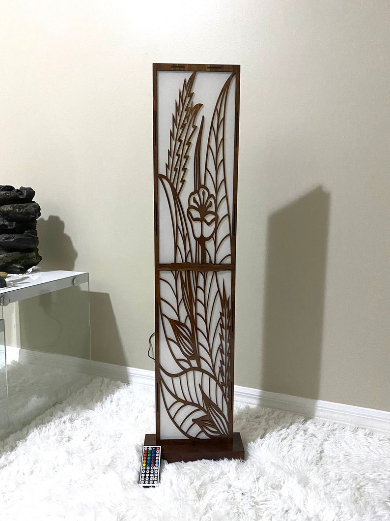 Plant LED Multicolor Floor Lamp - Etsy