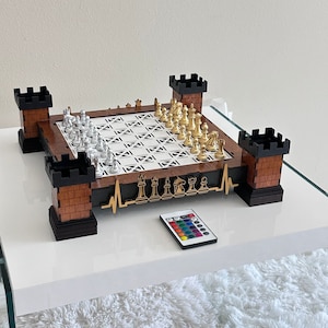 Chess Game LED Handmade - Etsy
