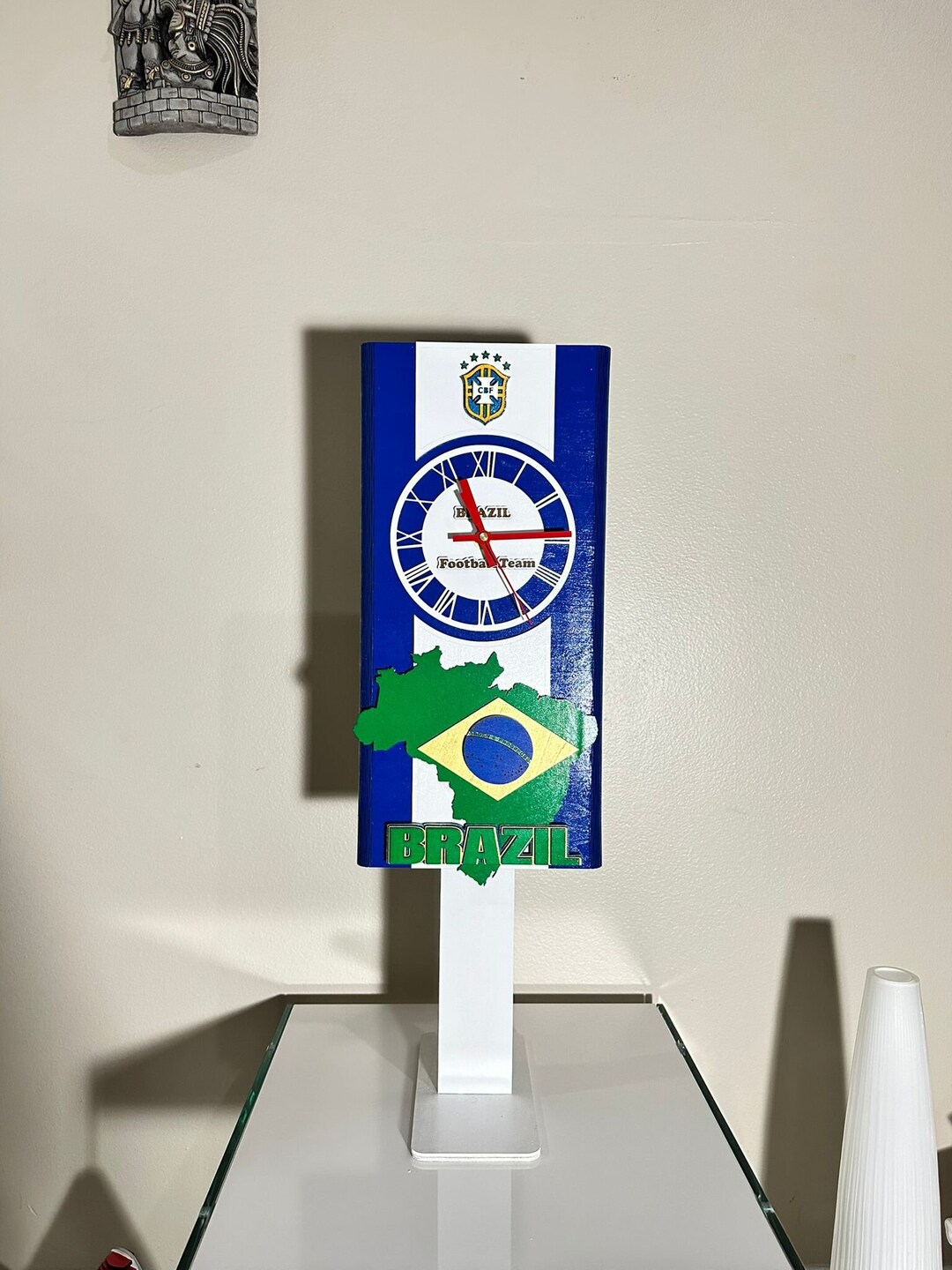 Brazil Football Team Clock 2023 - Etsy