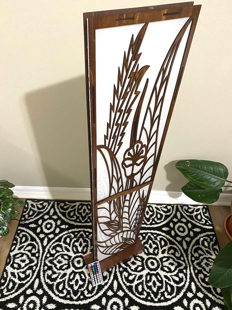 Plant LED Multicolor Floor Lamp - Etsy