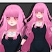 Long Wavy 1 Vroid Hair Preset Custom Item Vroid Studio Ready-to-use ...