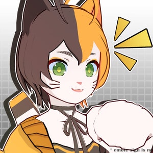 Calico Cat Girl | Premade 3D Vroid VRM Model | Streamer and Vtuber ...