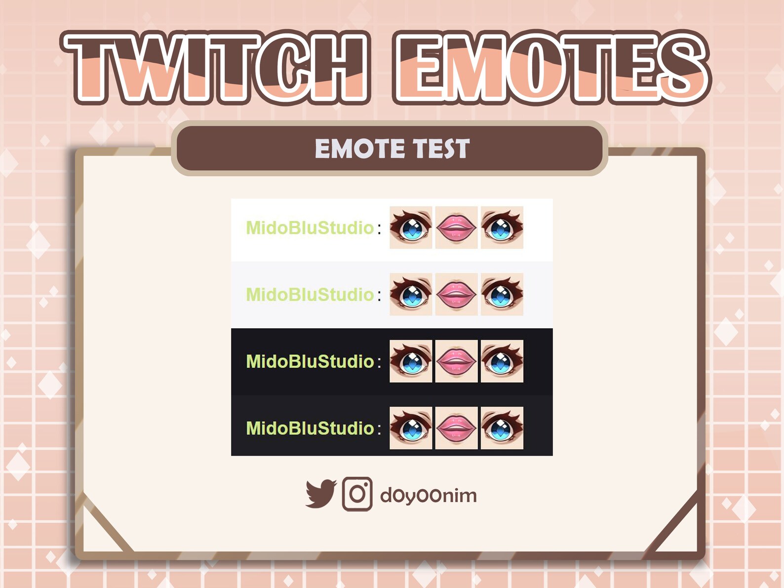 Twitch Meme Emote (3) | Blue Eyes, Fair Skin | Discord Emote | Emotes ...