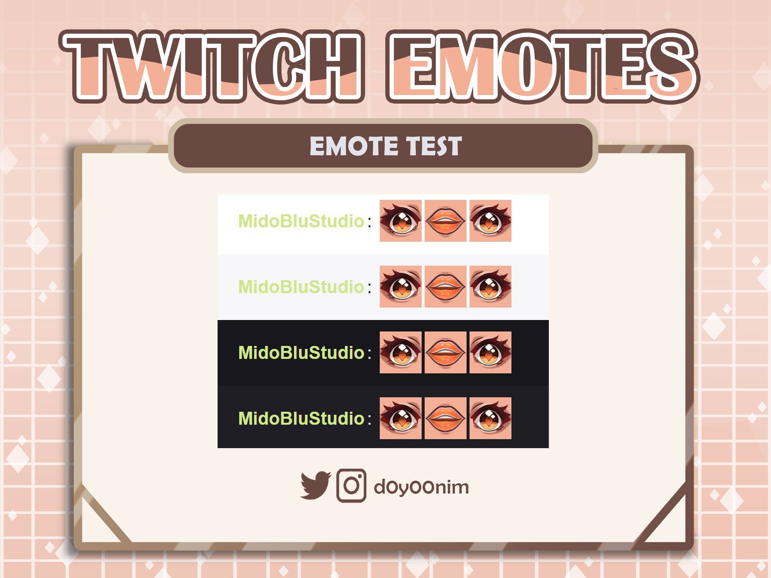 Twitch Meme Emote (3) | Brown Eyes, Brown Skin | Discord Emote | Emotes ...