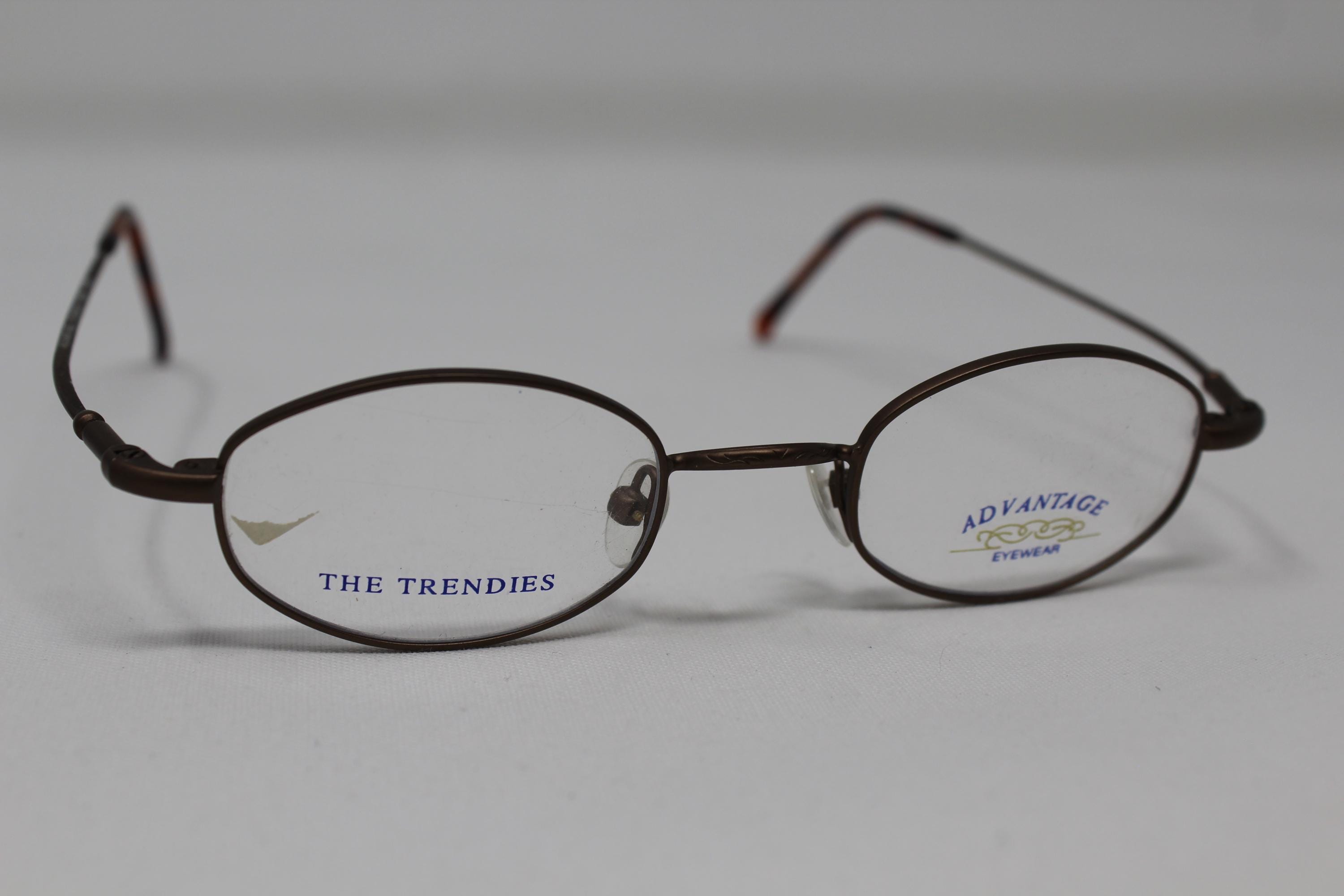 Vintage NOS Advantage Eyewear Mod Retro Metal Eyeglasses Frames - Etsy