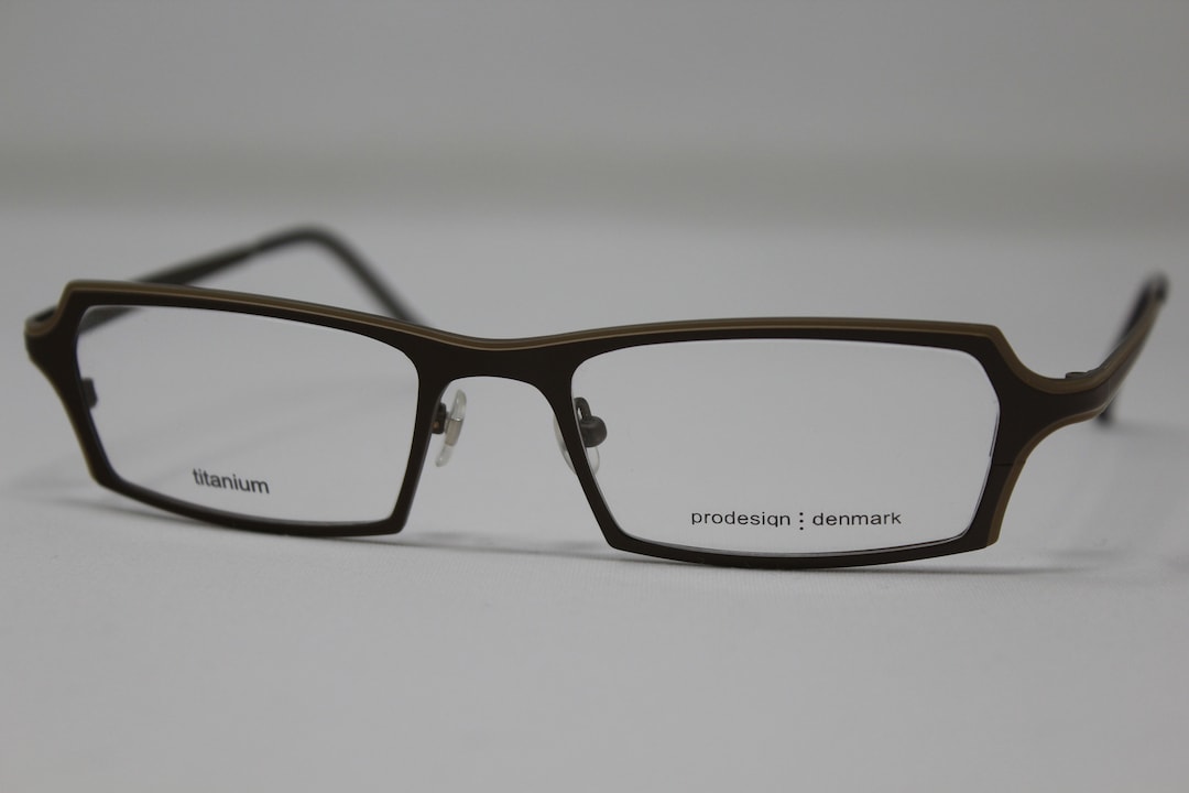 Vintage NOS Prodesign Denmark Eyewear Mod. 1334 Titanium Eyeglasses ...
