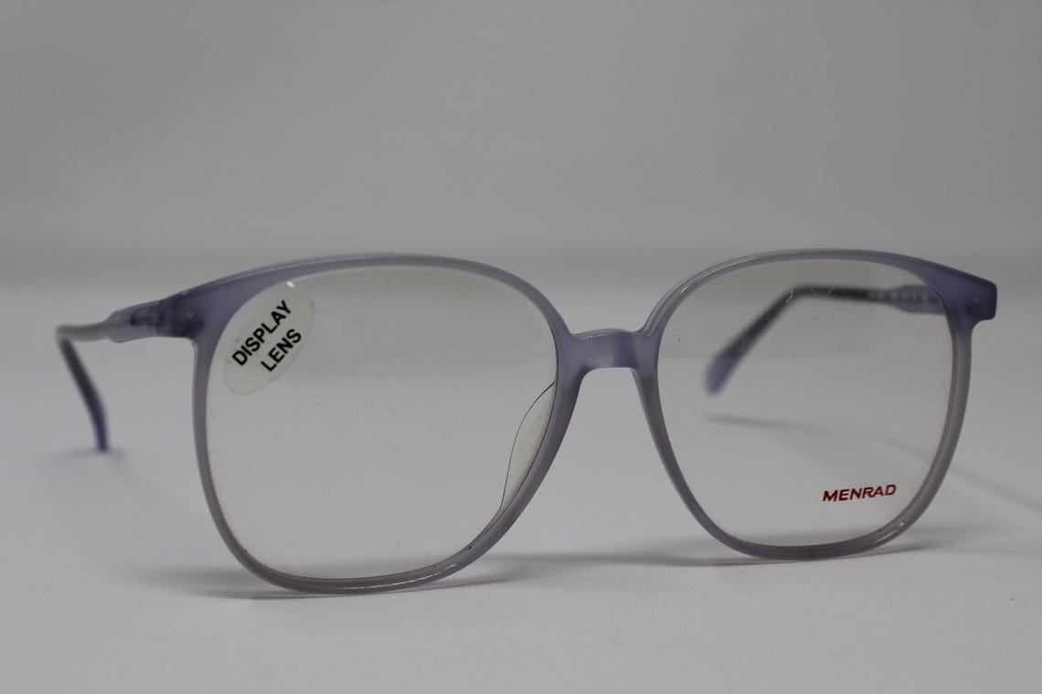 Vintage NOS Menrad Eyewear Mod 864 Purple Plastic Eyeglasses Frames - Etsy