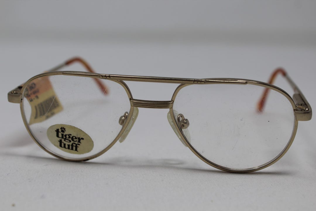 Vintage NOS Tiger Tuff Advantage Eyewear Mod 96425 Metal Eyeglasses ...