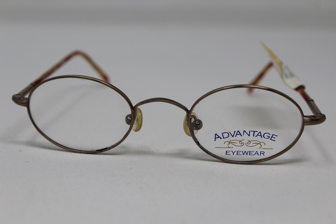 Vintage NOS Advantage Eyewear Mod Cannonball Metal Eyeglasses Frames - Etsy