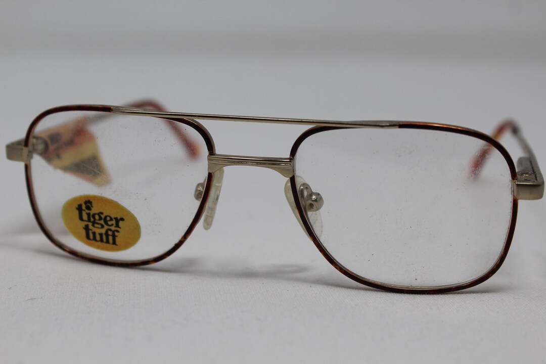 Vintage NOS Tiger Tuff Advantage Eyewear Mod 96501 Metal Eyeglasses ...