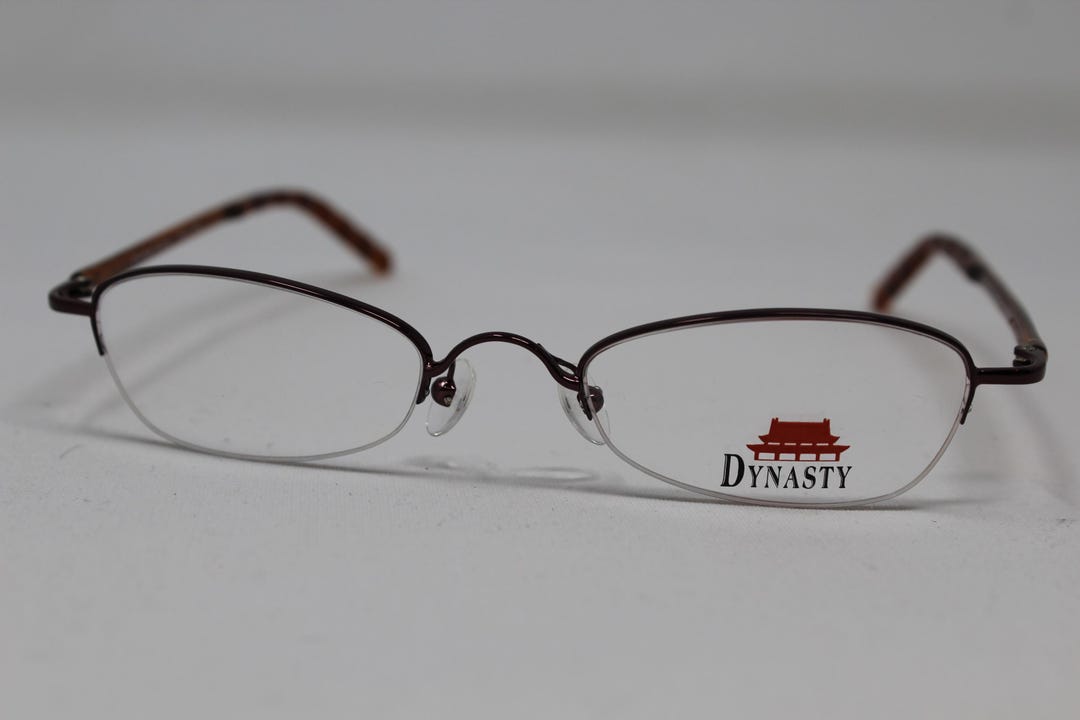 Vintage NOS Advantage Eyewear Mod Dynasty Ming Metal Eyeglasses Frames ...