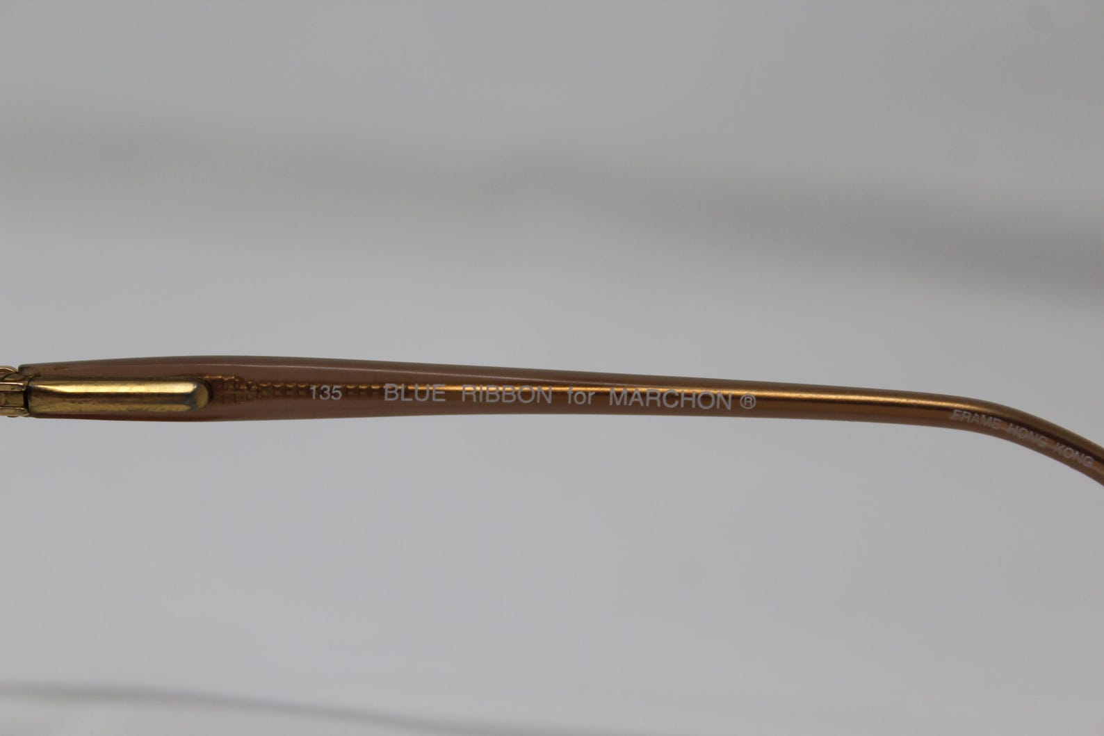 Vintage NOS Blue Ribbon by Marchon Mod BR 14 Brown Plastic Eyeglasses ...