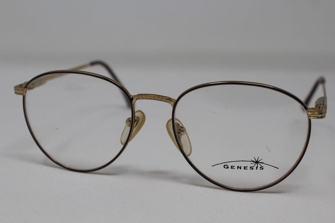 Vintage NOS Genesis Eyewear Mod 2445 Metal Eyeglasses Frames - Etsy