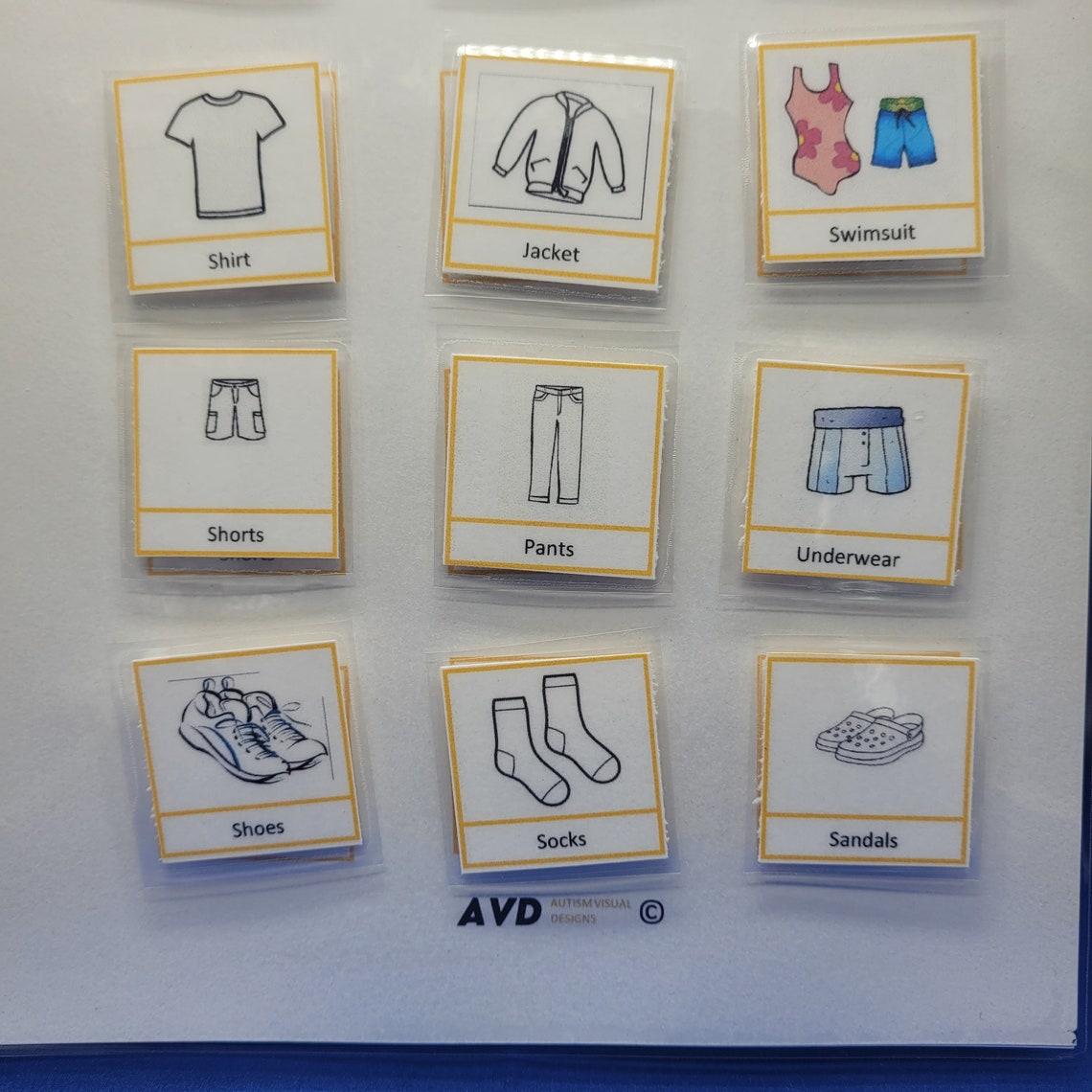 Autism PECS Pages (clothes & Body Parts) DIGITAL DOWNLOAD | Non-verbal ...