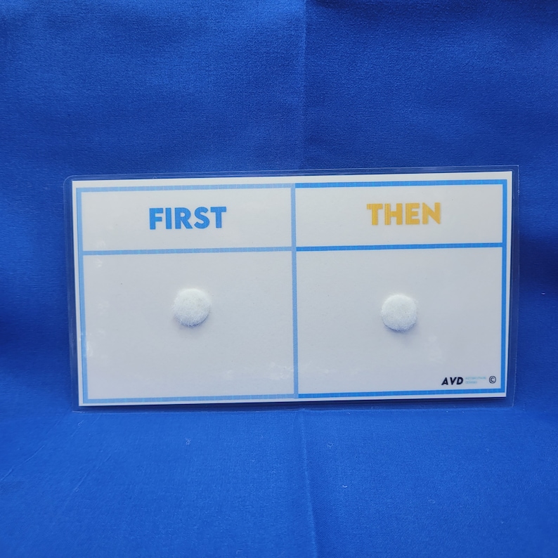 Autism First/then Board (DIGITAL DOWNLOAD) | Visual Contingency Board ...