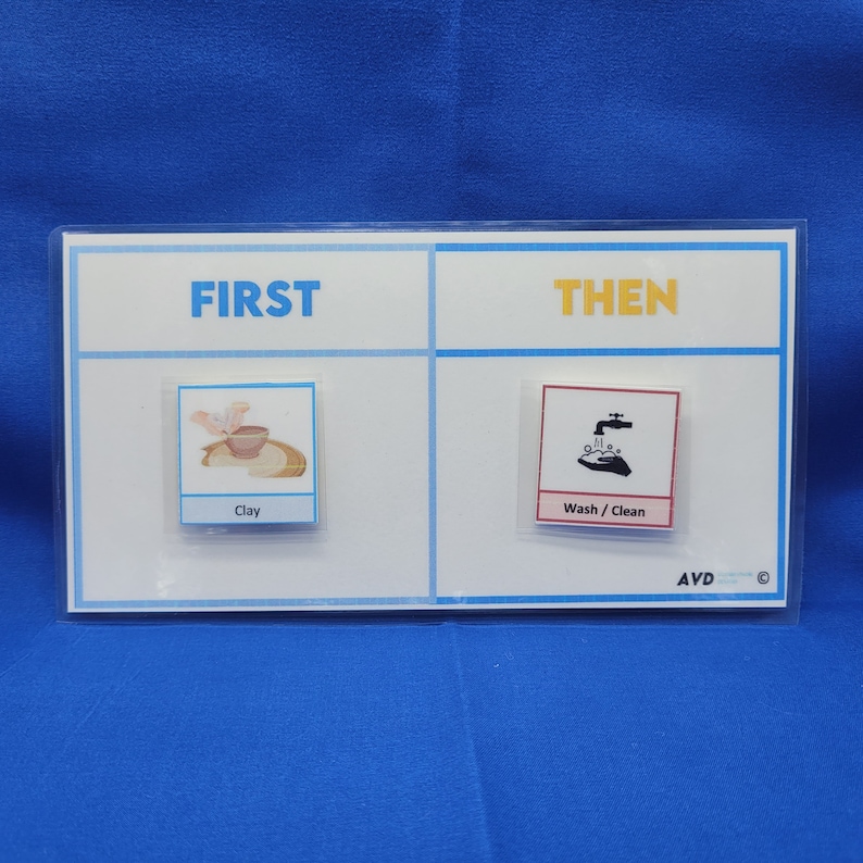 Autism First/then Board (DIGITAL DOWNLOAD) | Visual Contingency Board ...