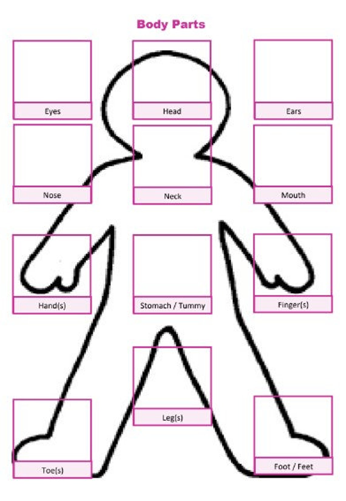 Autism PECS Pages (clothes & Body Parts) DIGITAL DOWNLOAD | Non-verbal ...