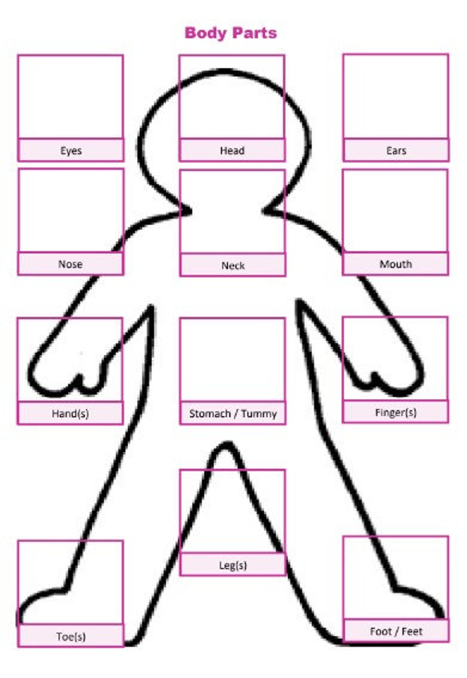 Autism PECS Pages (clothes & Body Parts) DIGITAL DOWNLOAD | Non-verbal ...