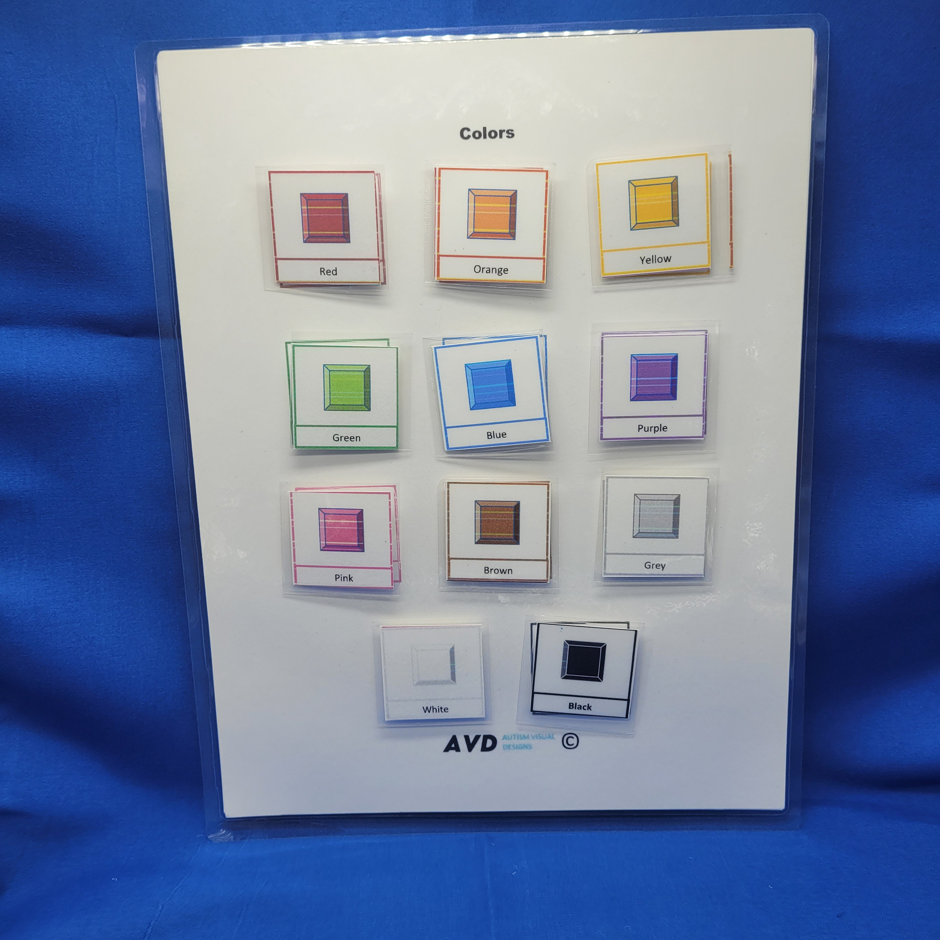 Autism PECS Pages colors & Shapes DIGITAL DOWNLOAD Non-verbal Autism ...